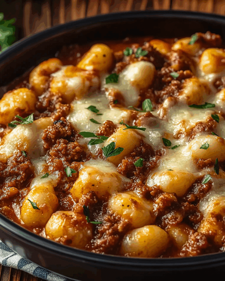 Cheesy Bolognese Gnocchi Bake - Cookandvibes