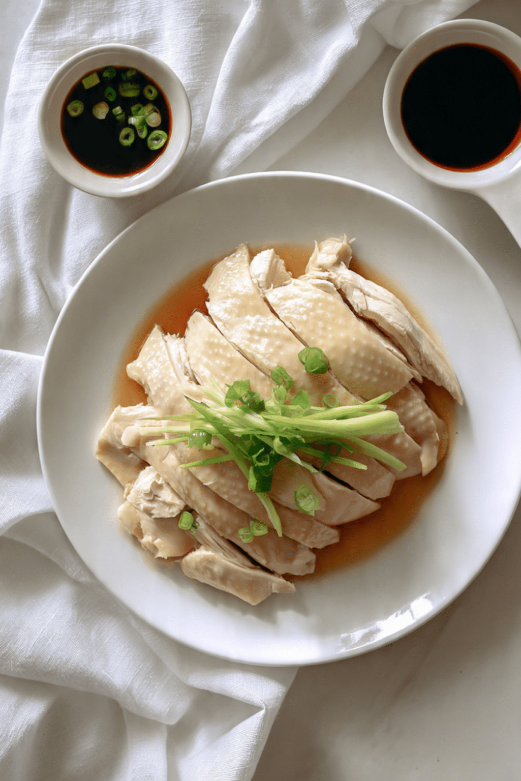 Cantonese White Cut Poached Chicken - Cookandvibes